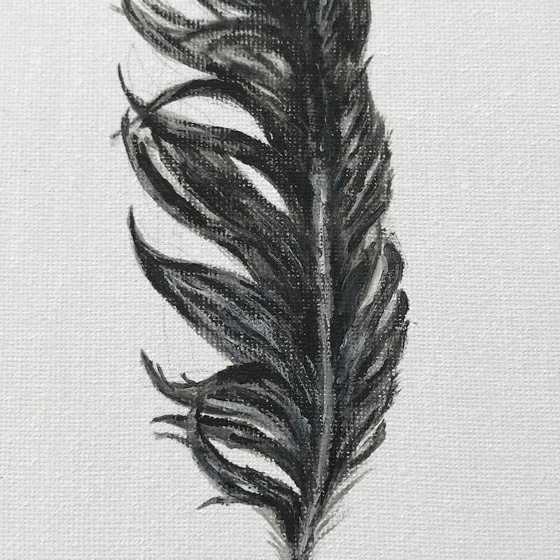 Feather Painting - Etsy