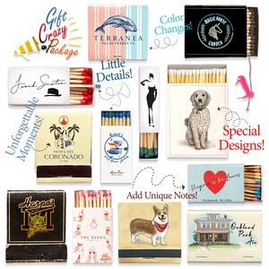 CUSTOM Matchbook Art | Personalized Digital Matchbox Wall Art Gift ...