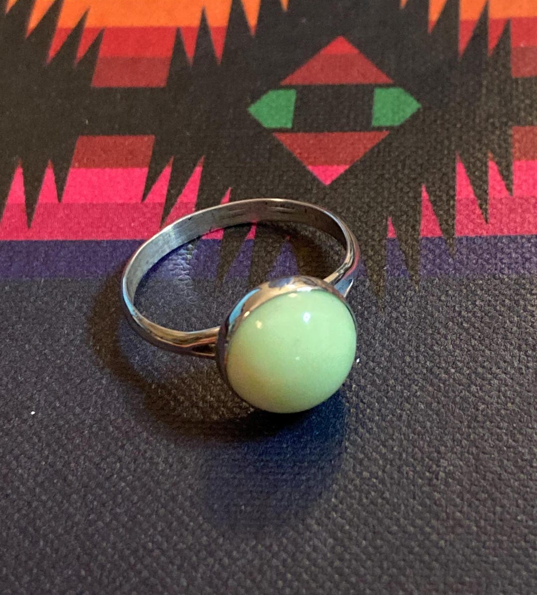 Navajo Gaspeite Ring - Etsy