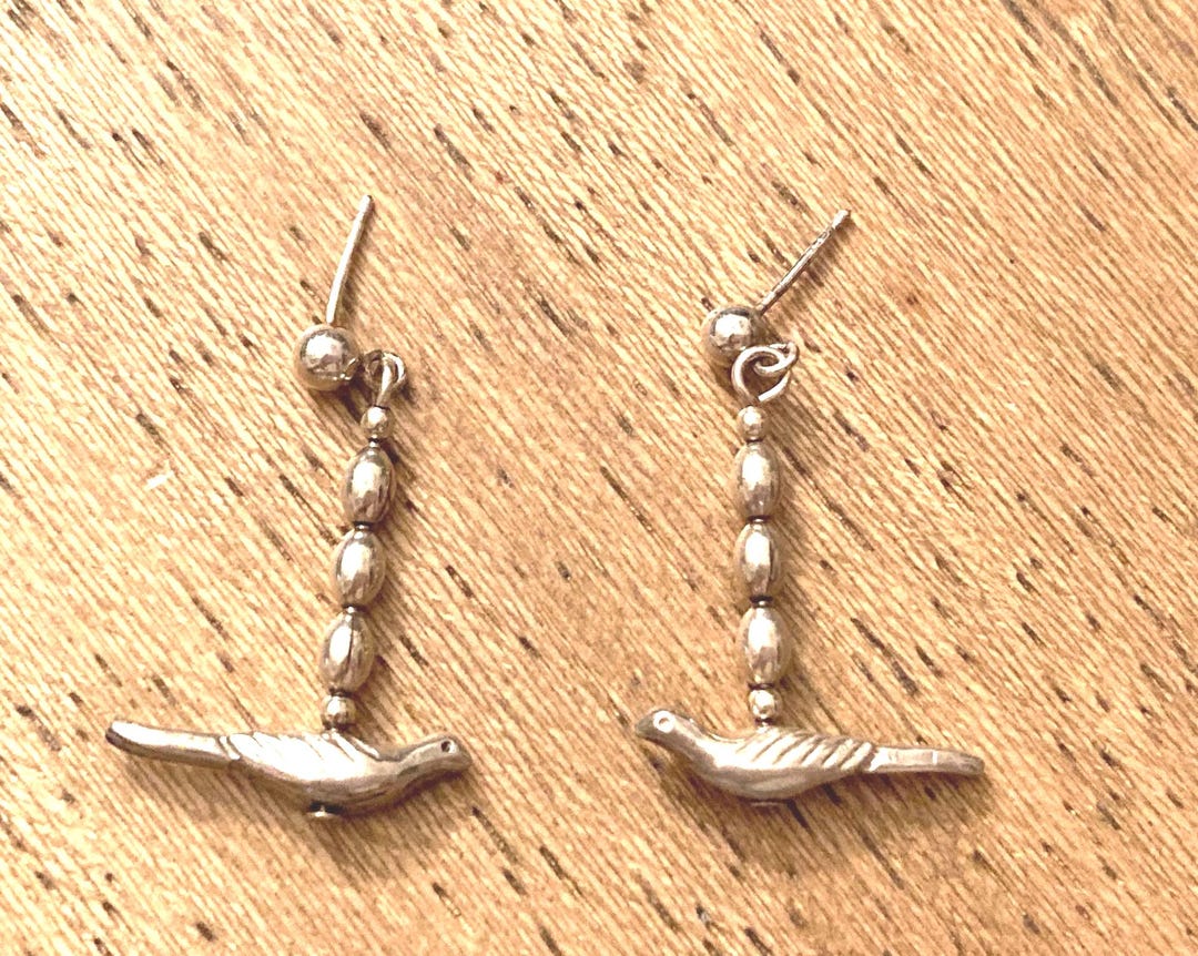 Silver Road Runner Earrings - Etsy