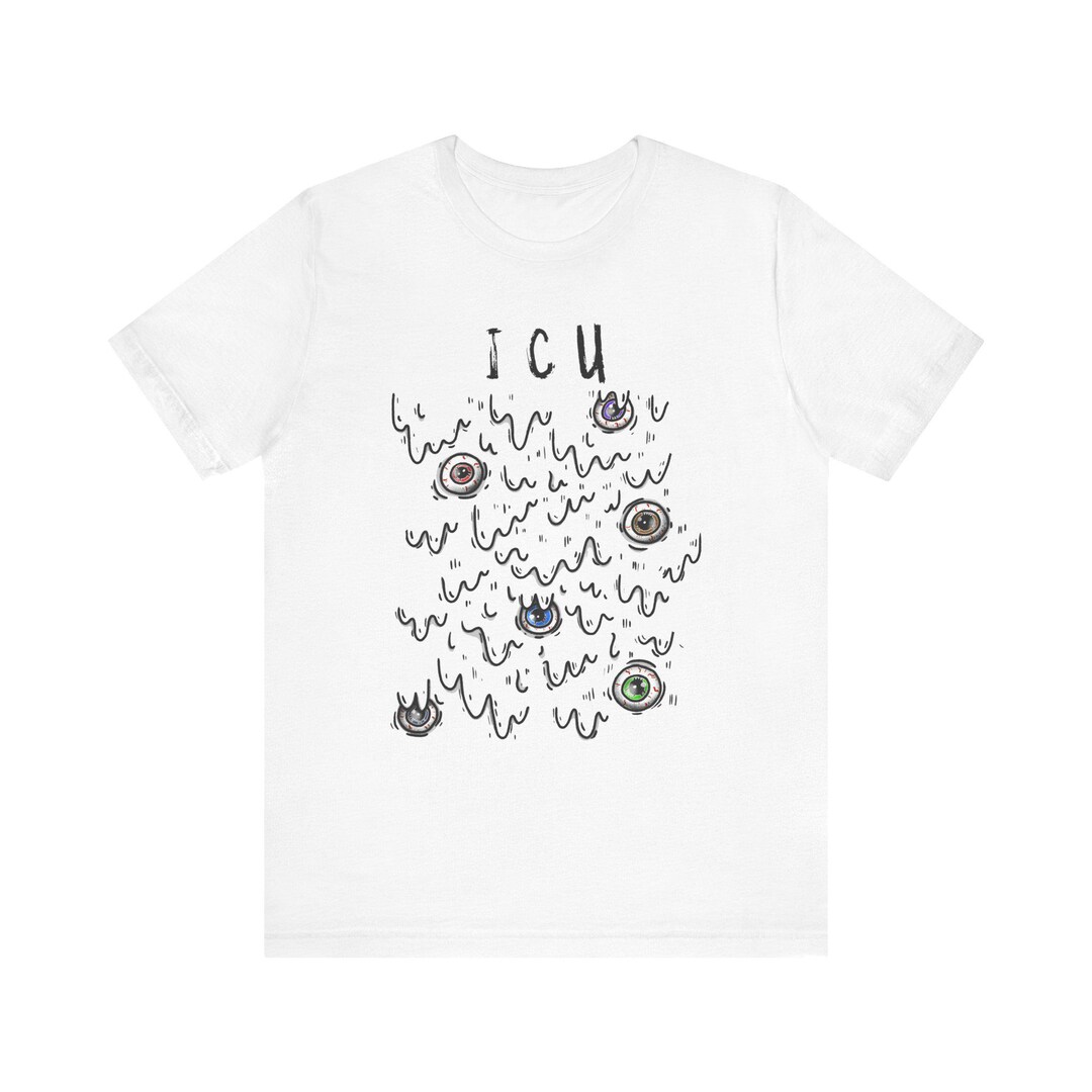 ICU Eyes Graphic Tee - Medical Staff Unisex T-shirt - Etsy