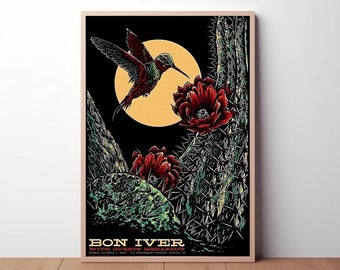 Bon Iver Canvas Art Bon Iver Album Cover Poster Bon Iver Album Wall Art ...
