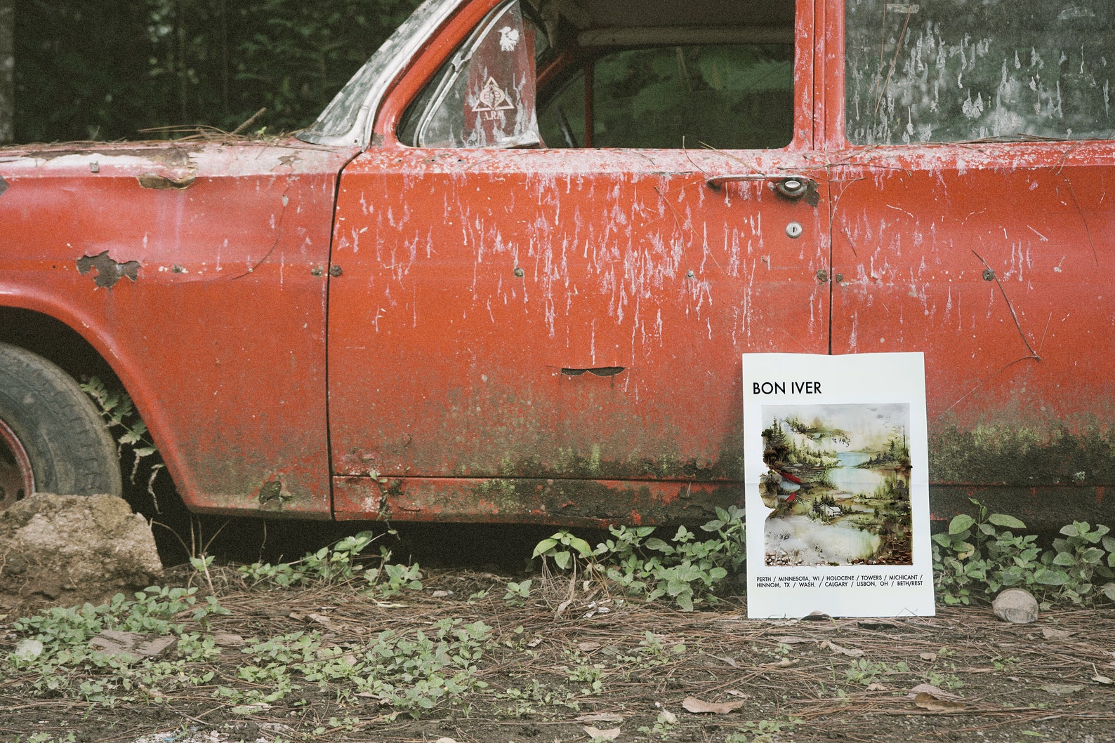 Bon Iver Canvas Art Bon Iver Album Cover Poster Bon Iver Album Wall Art ...