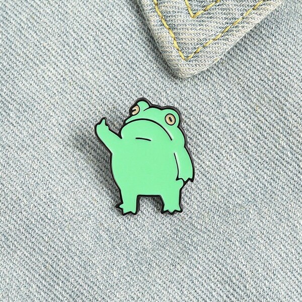 Middle Finger Frog - Etsy