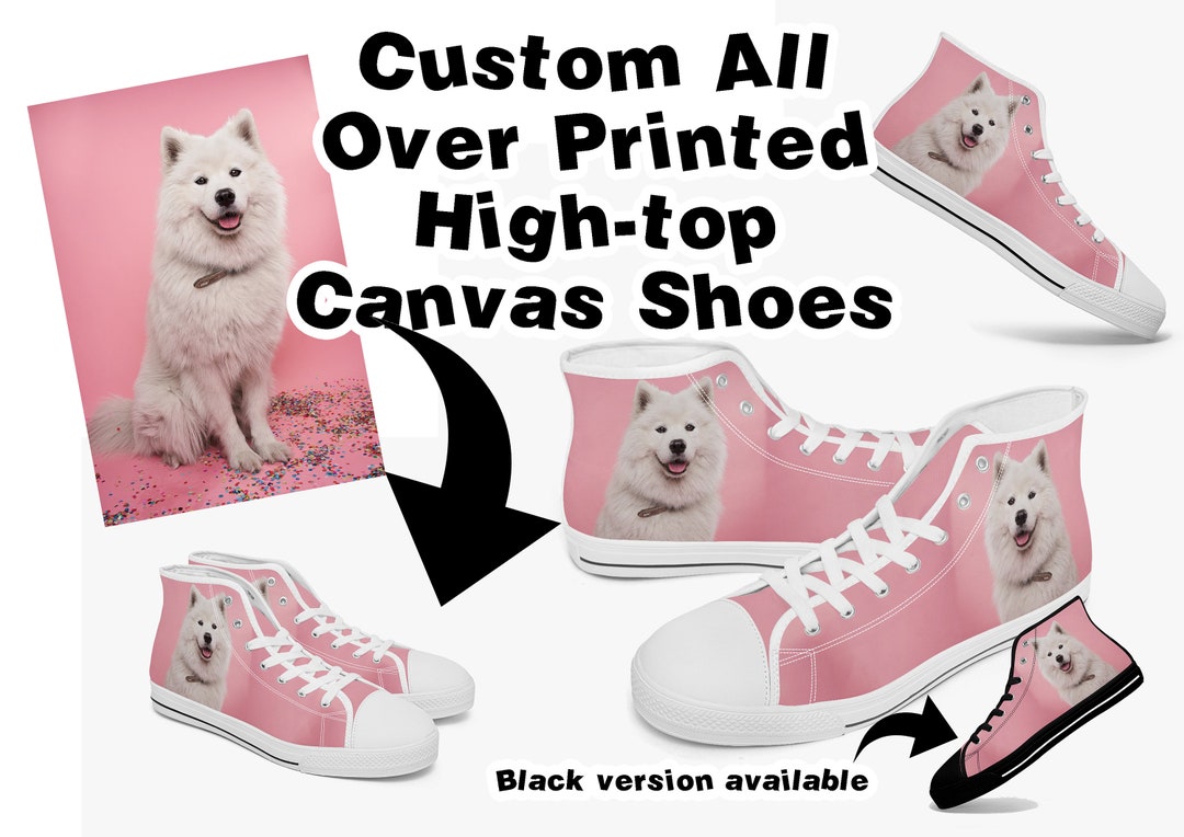 Custom High-top Canvas Shoes Custom Shoes My Art on Hi Tops ...