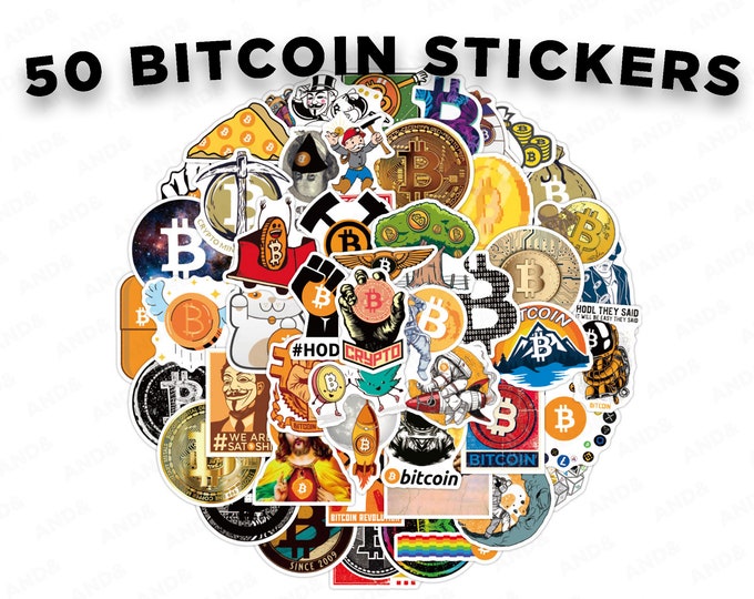 Bitcoin Logo Vinyl Decal Sticker - Etsy Canada