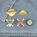 Anime One Piece Skull Luffy Enamel Pins Brooch Cosplay Props Straw Hat ...