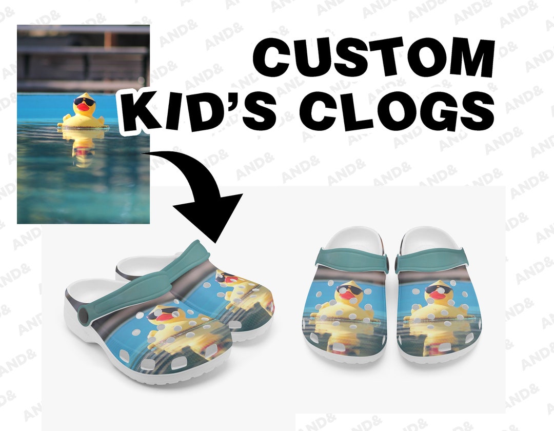 Childrens Clogs Custom Kids Clogs Custom Shoes Custom Childrens Crocs ...
