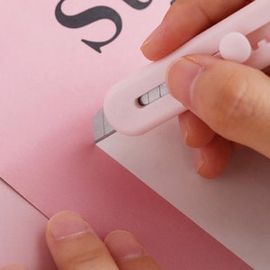 Kawaii Craft Knife Cute Cat Paw Paper Cutter Washi Tape Knife Sticker ...