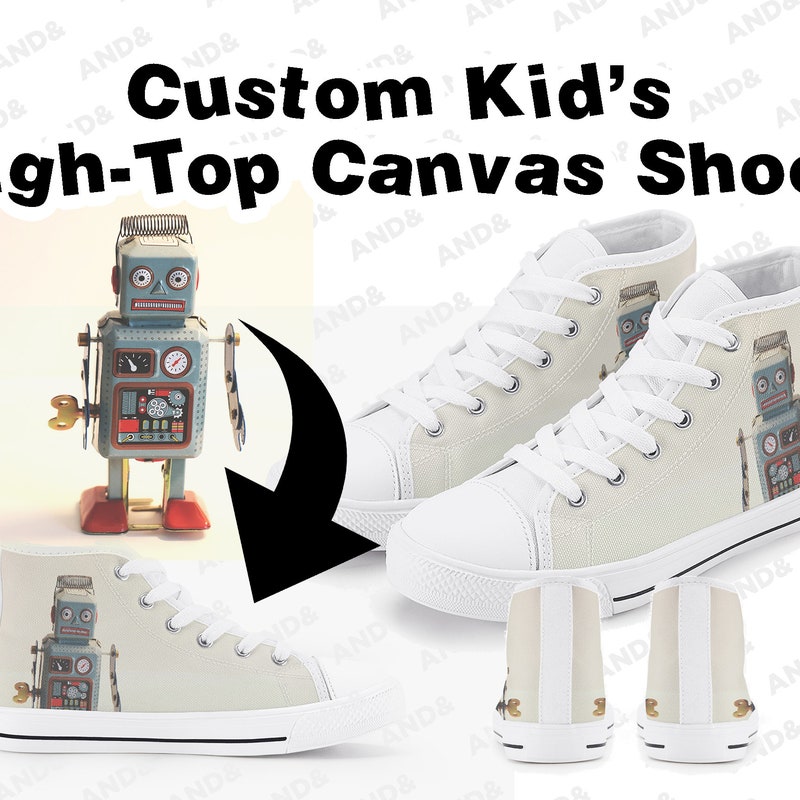 Kids Custom Shoes - Etsy