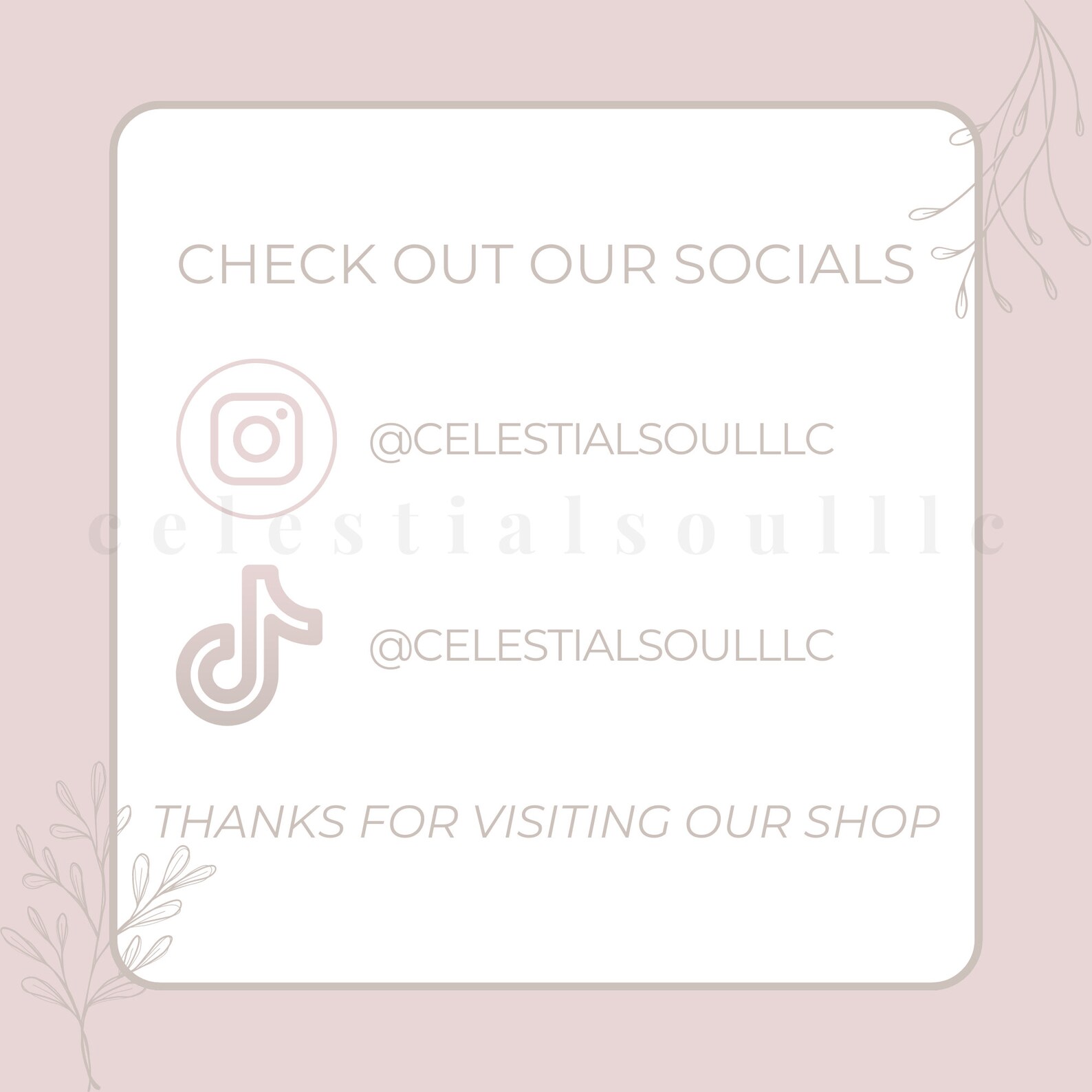 Necklace Chain Size Guide Necklace Chain Template Custom Canva Template ...