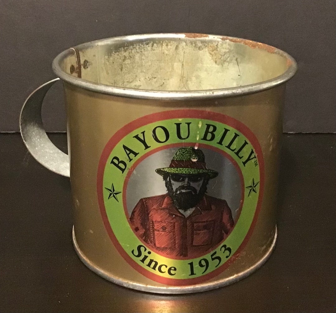 Bayou Billy 10th Anniversary Limited Edition Tin Can Cup Mug - Etsy
