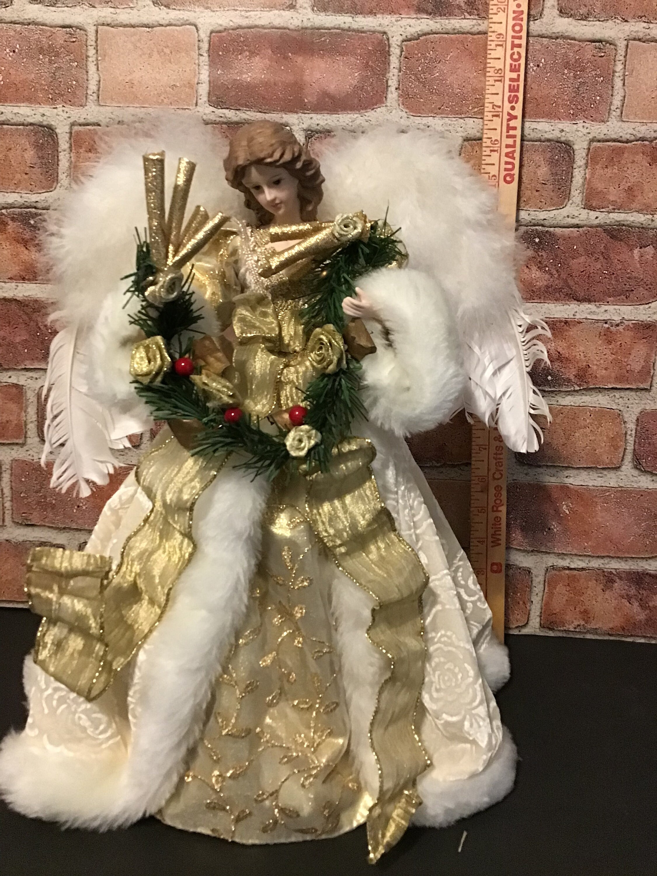 Grandeur Noel Celestial Fabric Angel Christmas Decor - Etsy