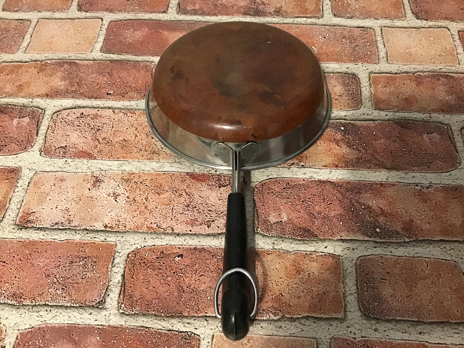 Revere Ware Copper Bottom 7 Inch Frying Pan With Lid 78 - Etsy
