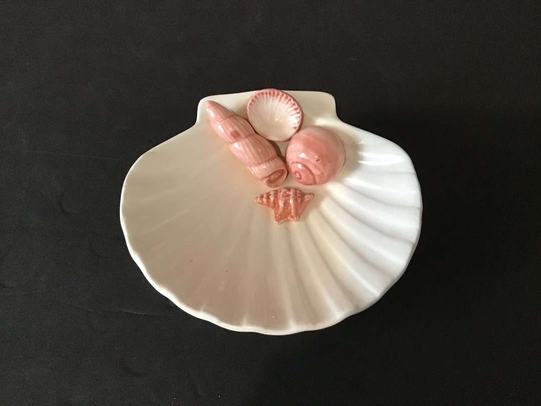 Fitz and Floyd Ocean Seashell Clam Shell Soap Jewelry Dishvintage 1970s - Etsy