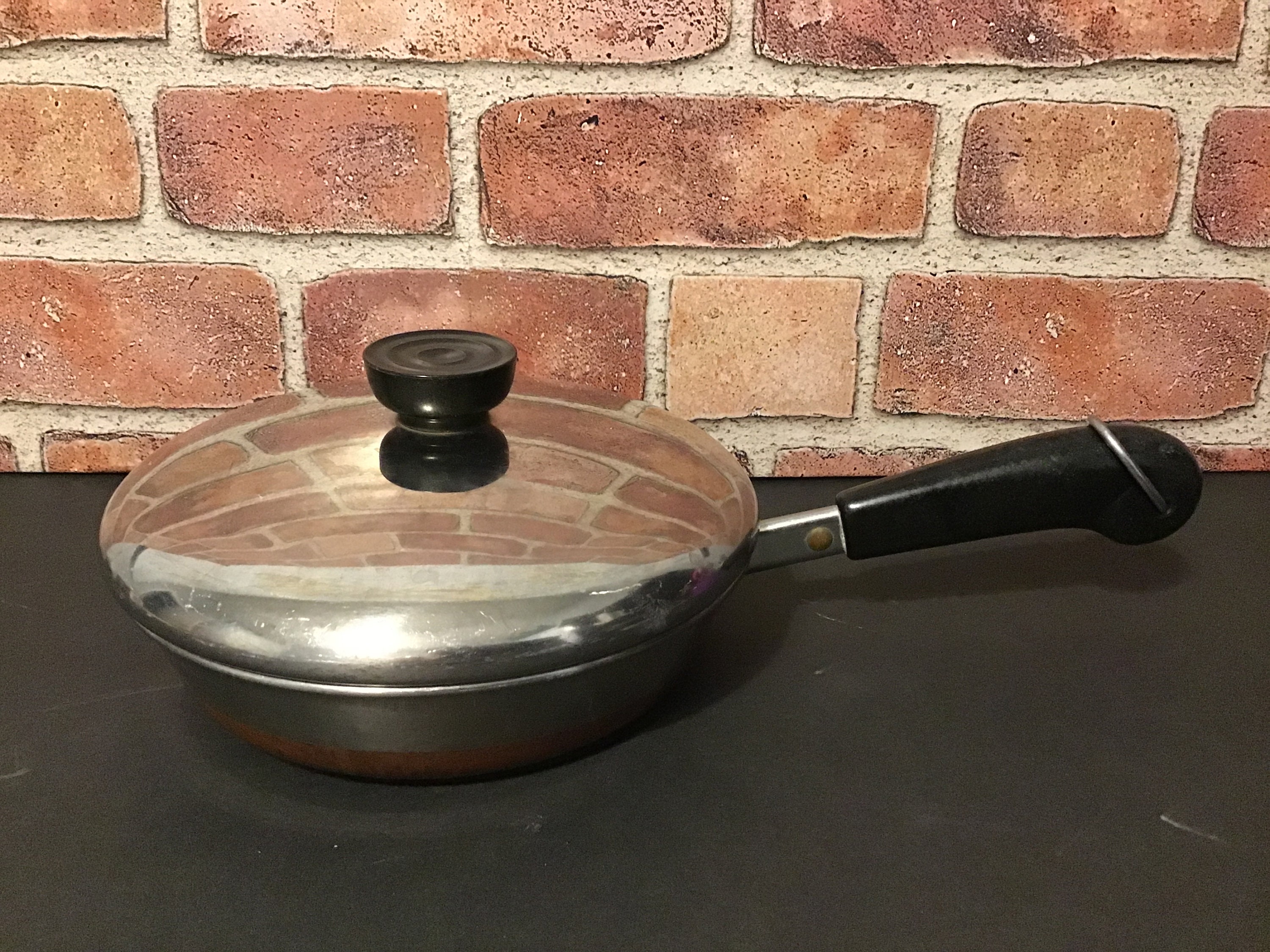 Revere Ware Copper Bottom 7 Inch Frying Pan With Lid 78 - Etsy