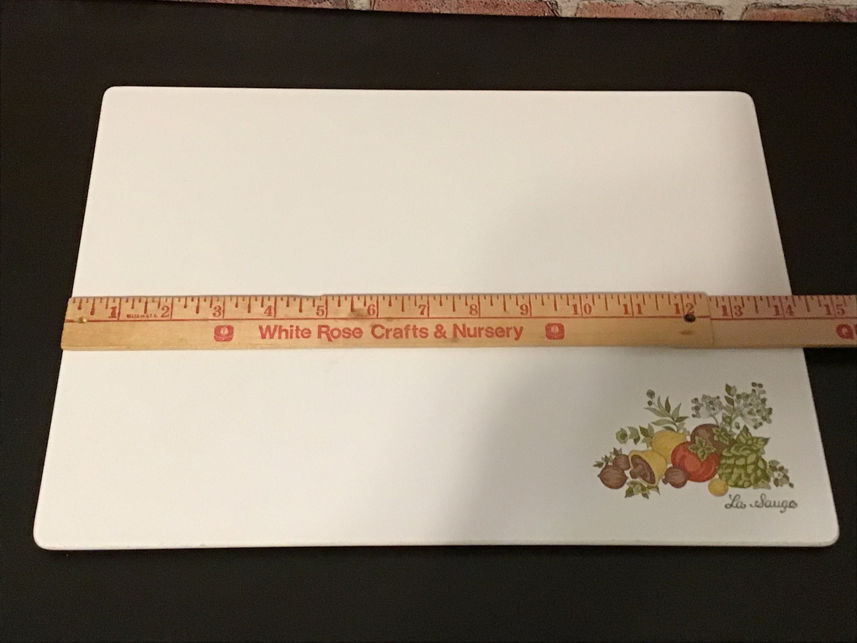 Spice of Life Glass Counter Saver Cutting Board Vintage - Etsy