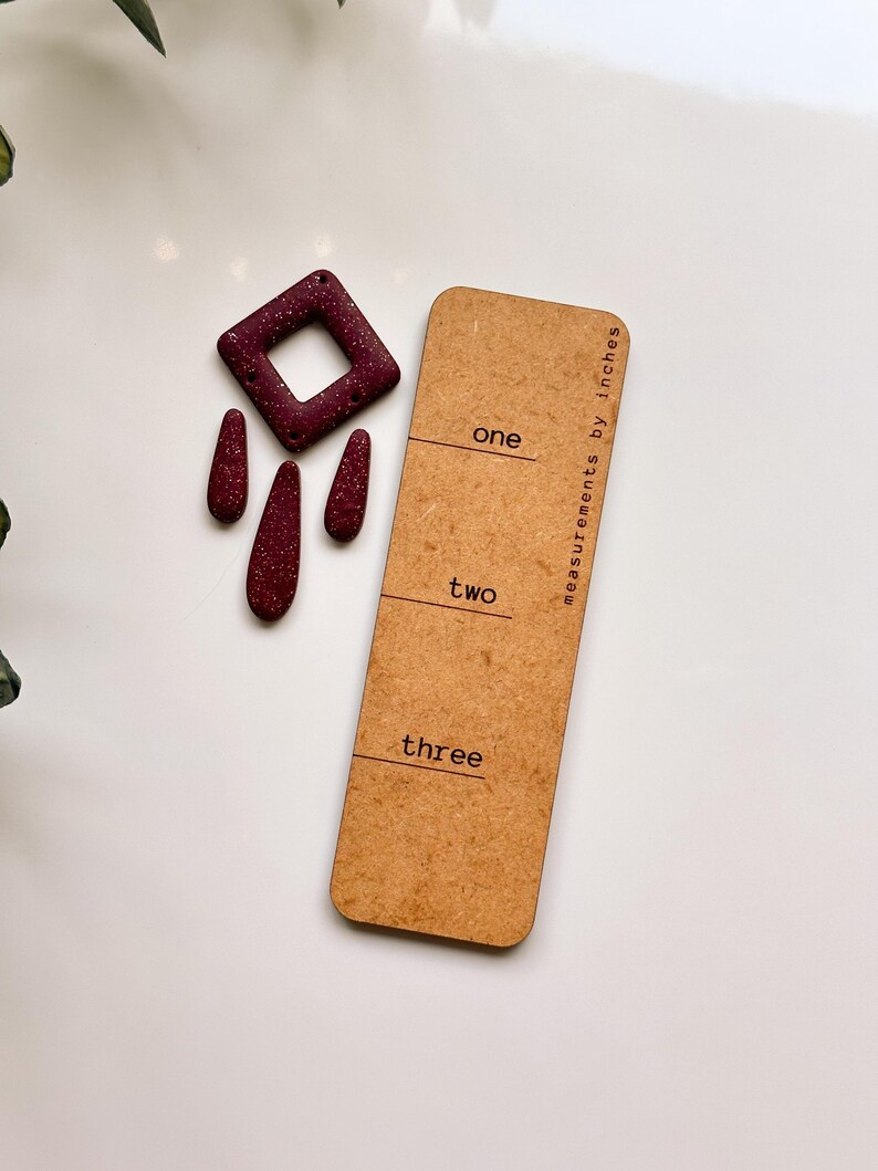 Windowed Square Dangle Clay Cutter Set - Drill Guides - Etsy