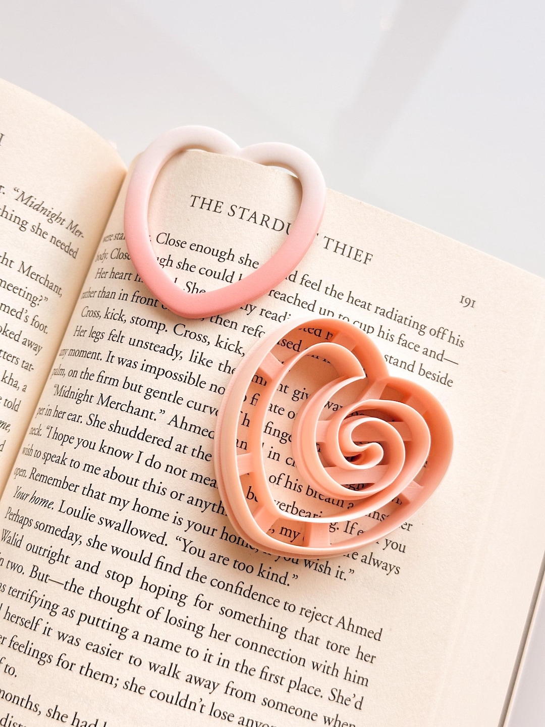 Heart Paperclip Bookmark Clay Cutter - Etsy
