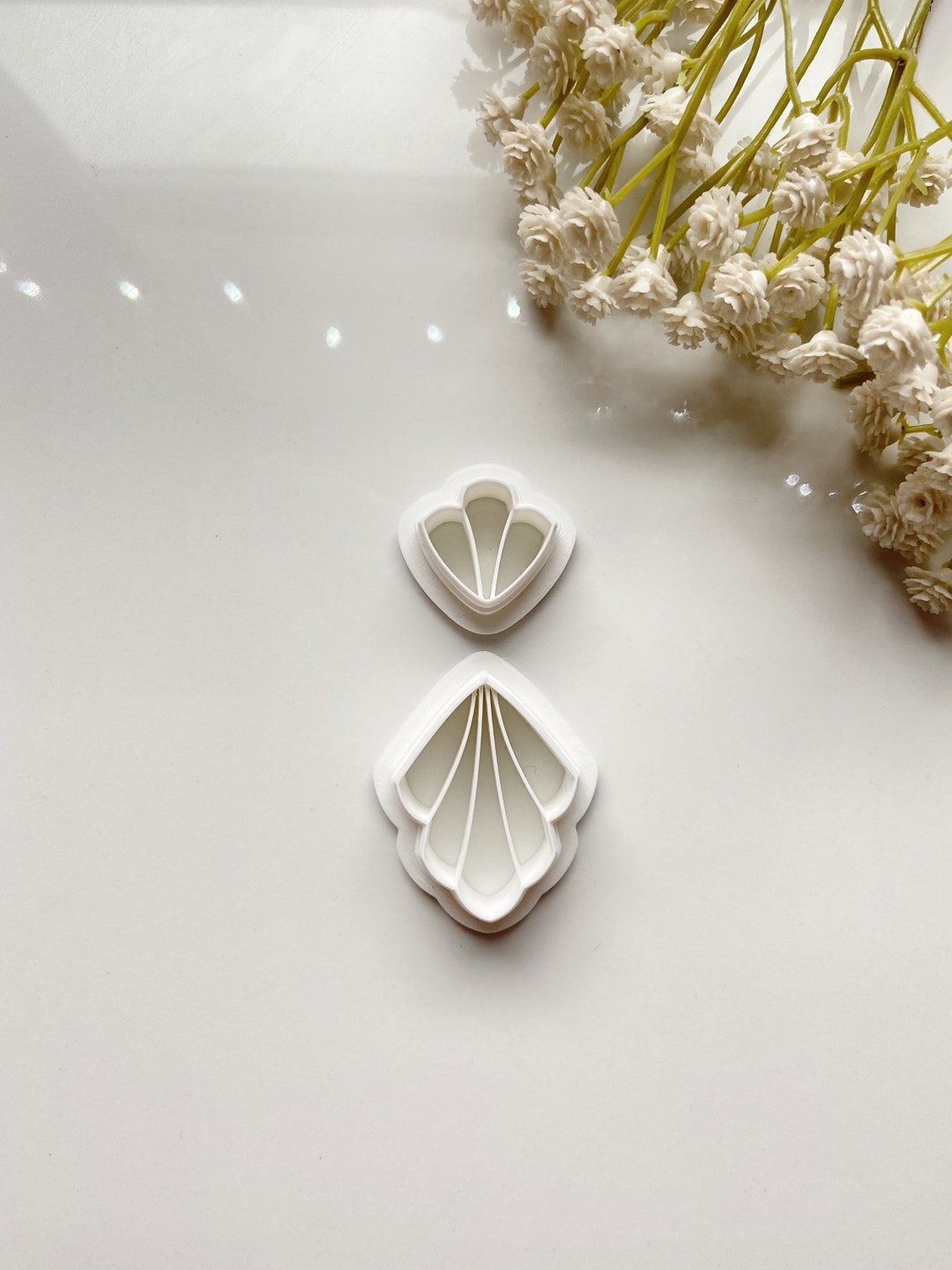 Evie | Embossed 2 Set Clay Cutters - Etsy