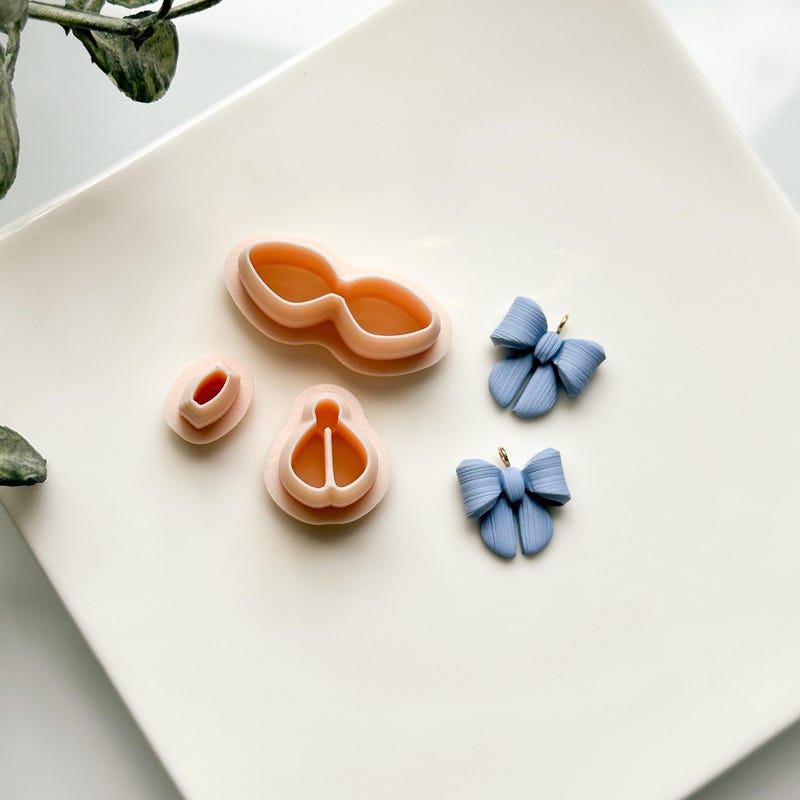 Bow Clay Mold Mini - Etsy UK