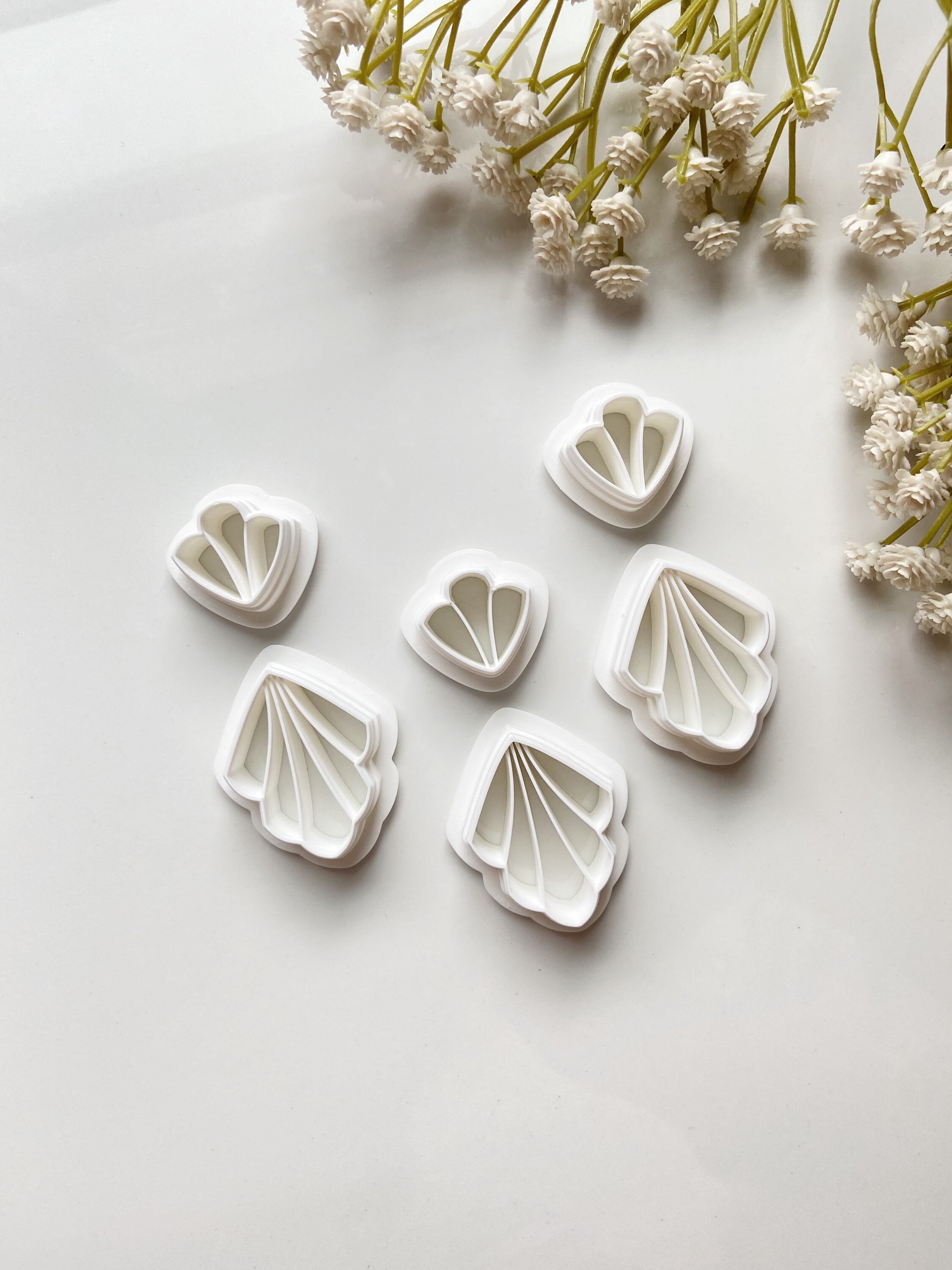 Evie Embossed 2 Set Clay Cutters - Etsy