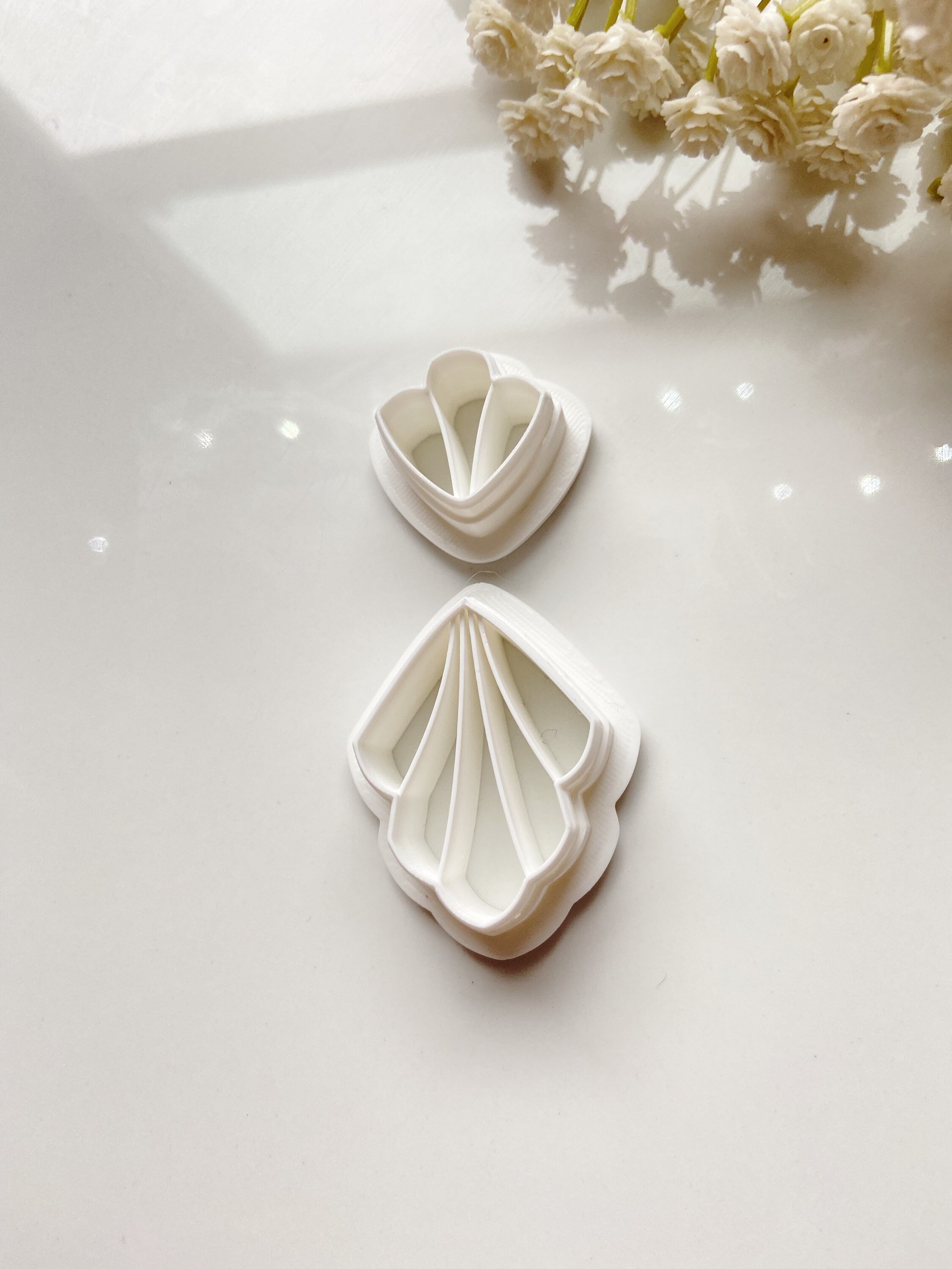 Evie Embossed 2 Set Clay Cutters - Etsy
