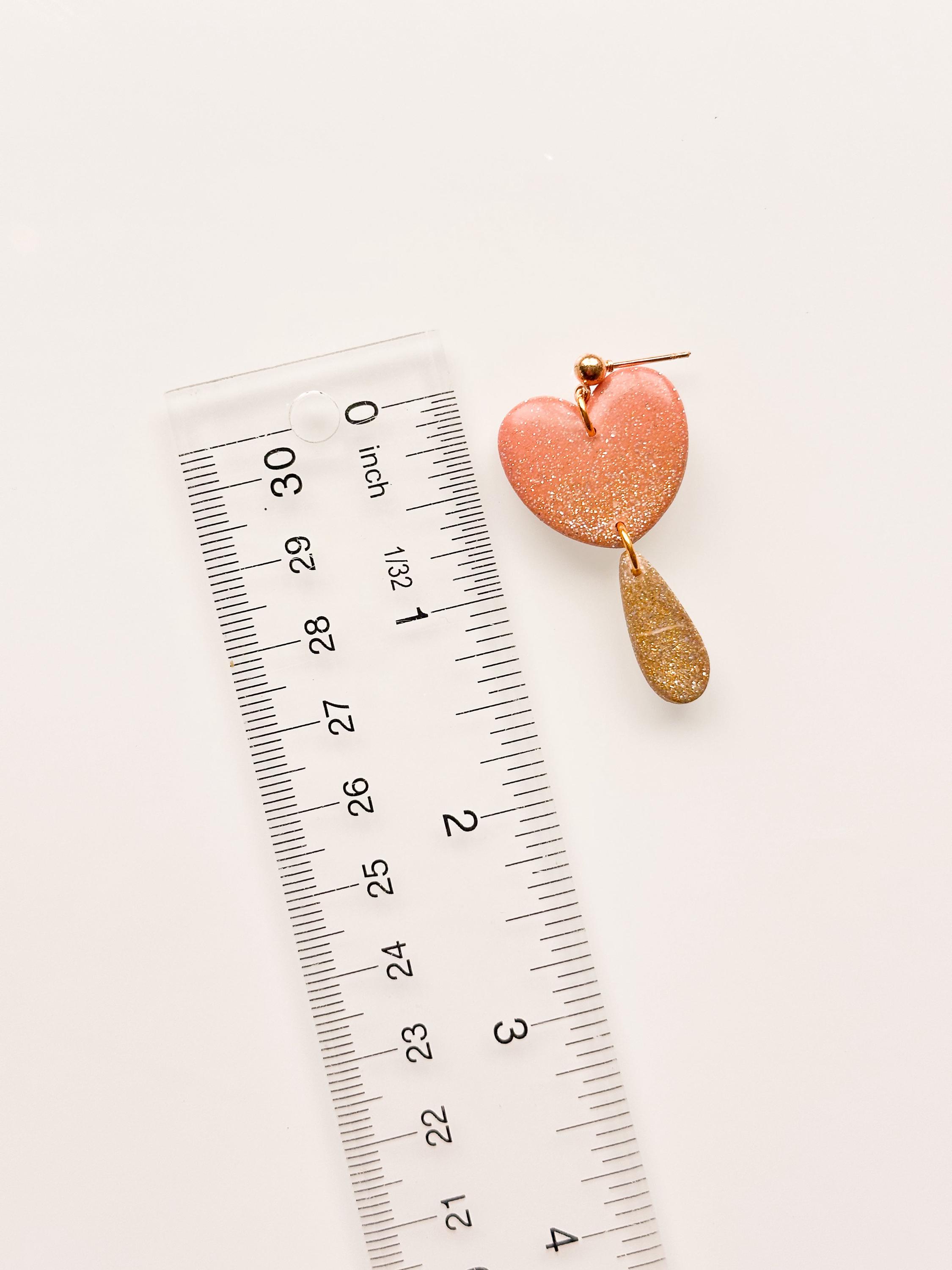 Heart Drop Clay Cutter Set - Drill Guides - Etsy