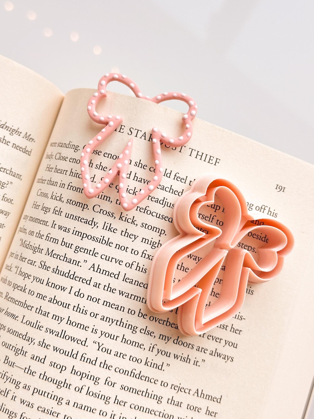 Bow Paperclip Bookmark Clay Cutter - Etsy