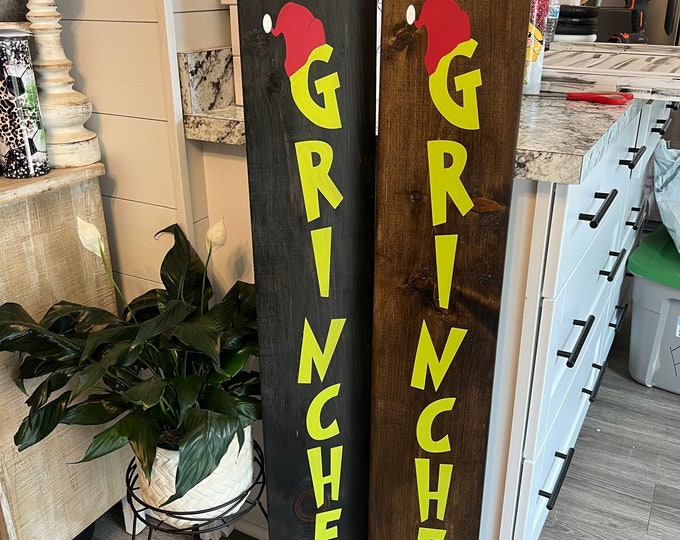 Welcome Grinches Porch Sign, How Grinch Stole Christmas, Christmas ...