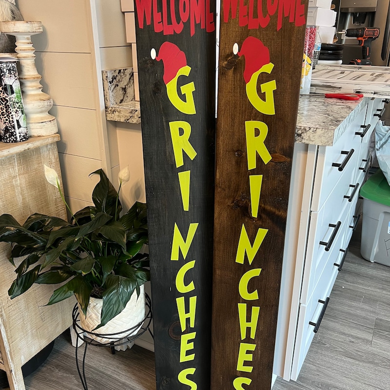 Wooden Grinch - Etsy