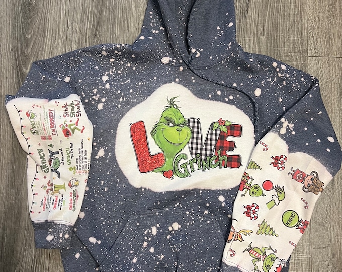 Grinch Sweatshirt/hoodie, How the Grinch Stole Christmas, Grinch ...