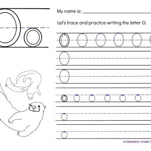 Classroom Animal Alphabet Handwriting Handout Set - Etsy