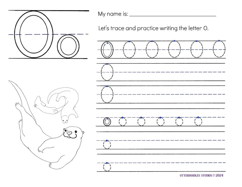Classroom Animal Alphabet Handwriting Handout Set - Etsy