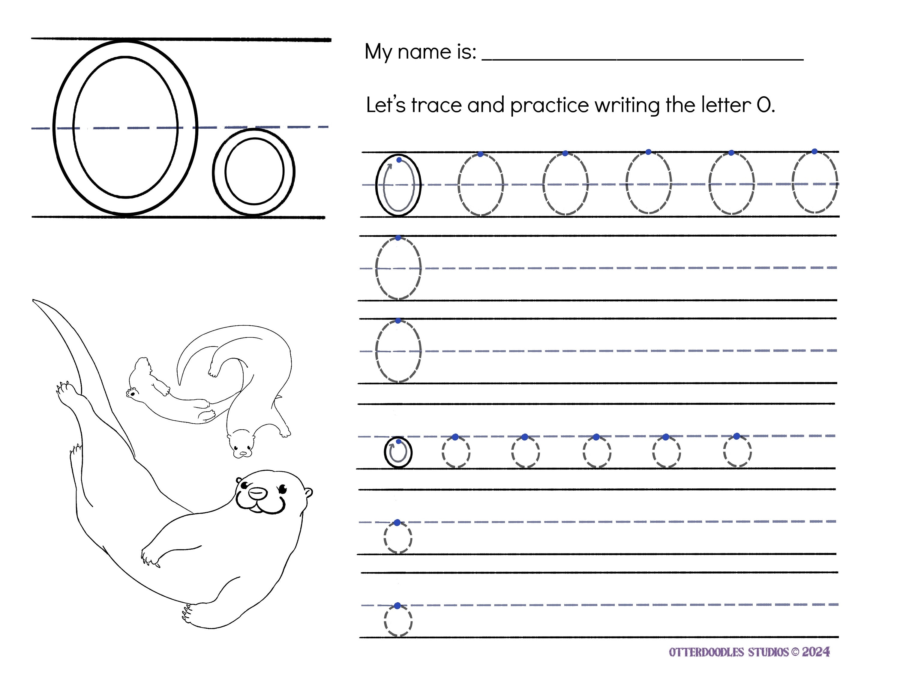 Classroom Animal Alphabet Handwriting Handout Set - Etsy
