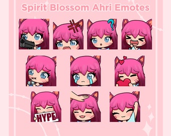 Star Guardian Xayah Rakan Heart Emotes for Twitch/discord/youtube ...