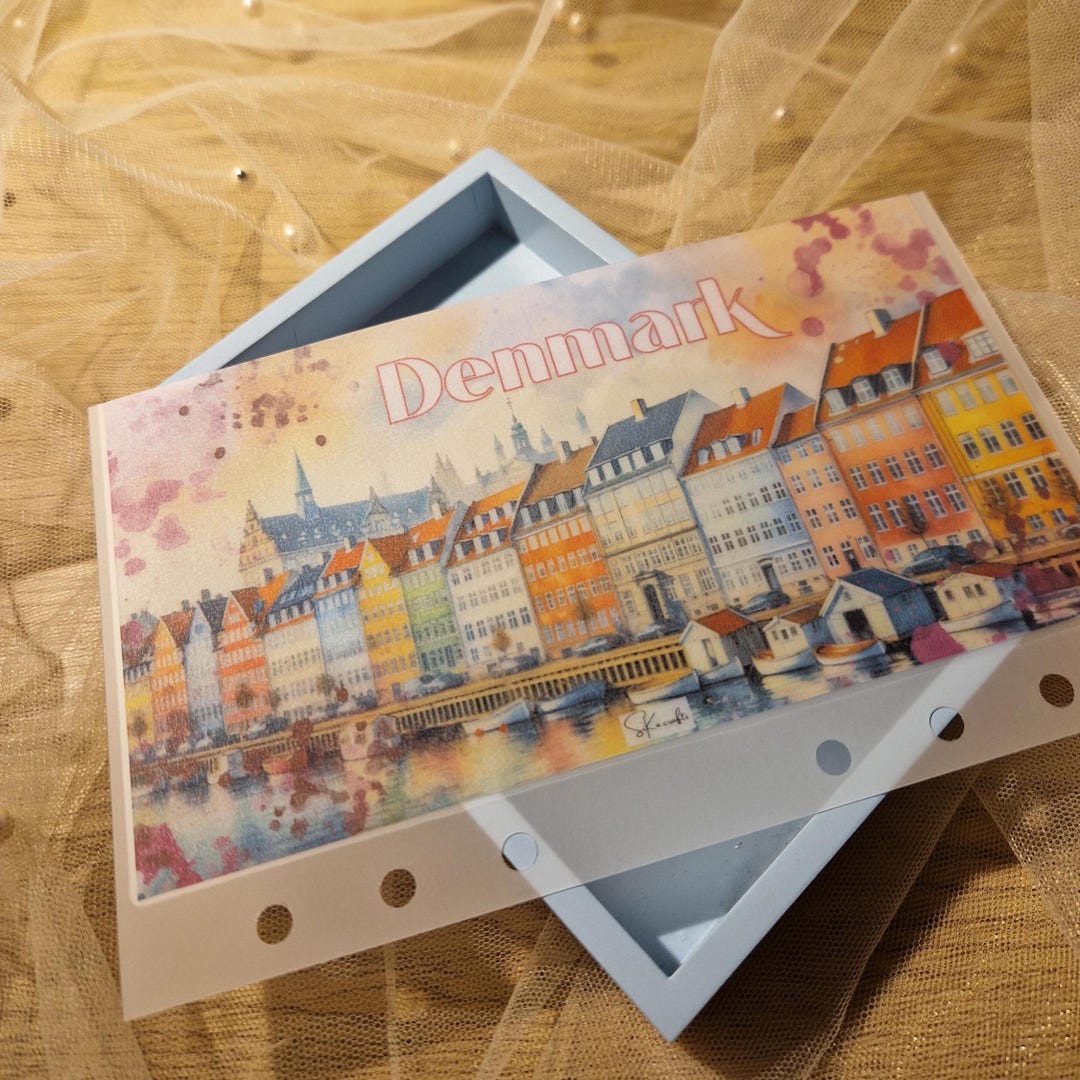Denmark Travel Vellum Cash Envelope for A6 Budget Binder - Etsy
