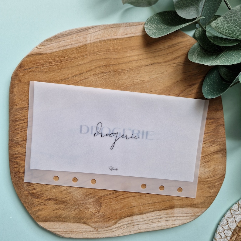 Personalised Vellum Wallet Envelope | A6 Cash Envelope | Personalized ...