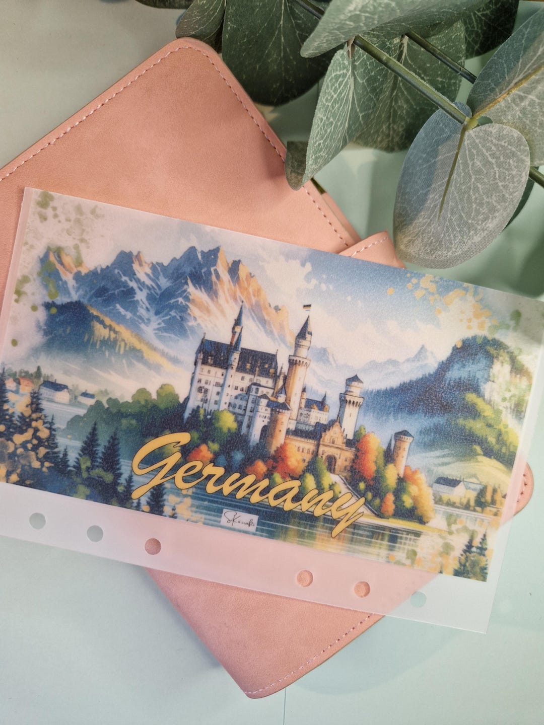 Germany Travel Vellum Cash Envelope for A6 Budget Binder - Etsy
