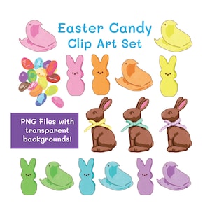 Easter Candy Clip Art PNG Files With Transparent Background, Personal ...