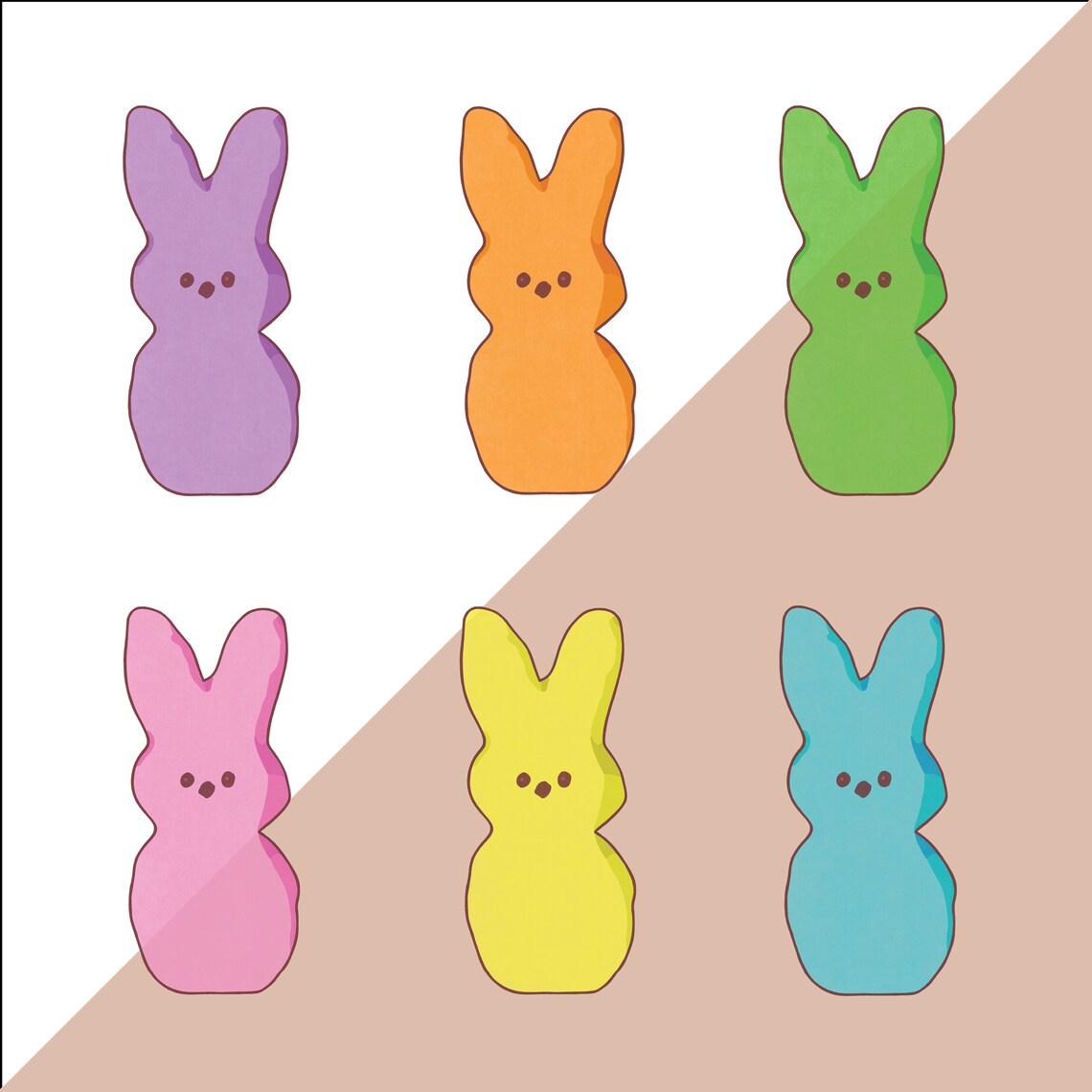 Easter Candy Clip Art PNG Files With Transparent Background, Personal ...