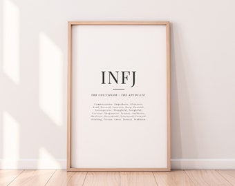 INFJ Art Print MBTI Gifts Hydrangea Art Print Vintage - Etsy