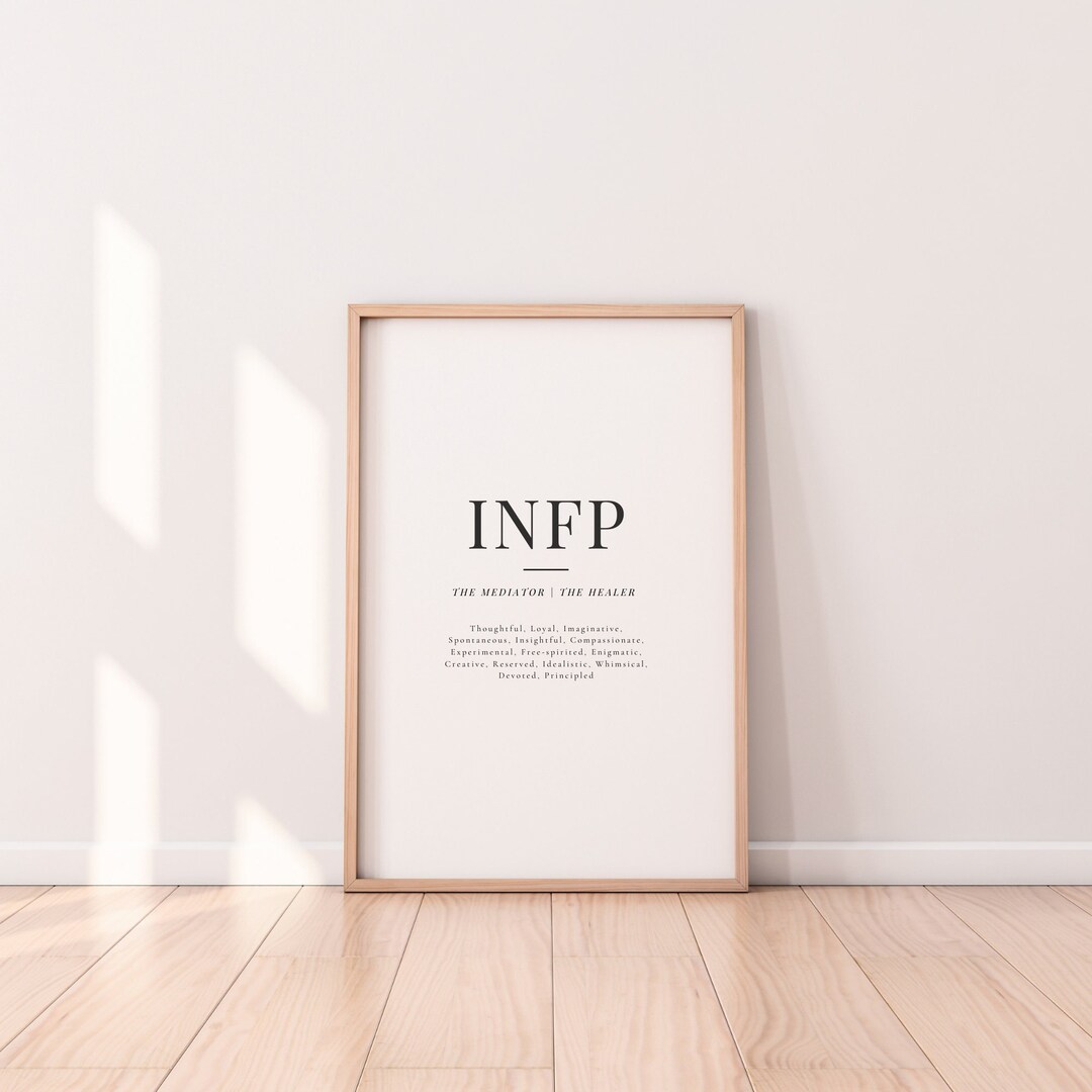 INFP Personality Quote | Digital Print | Definition MBTI Type ...
