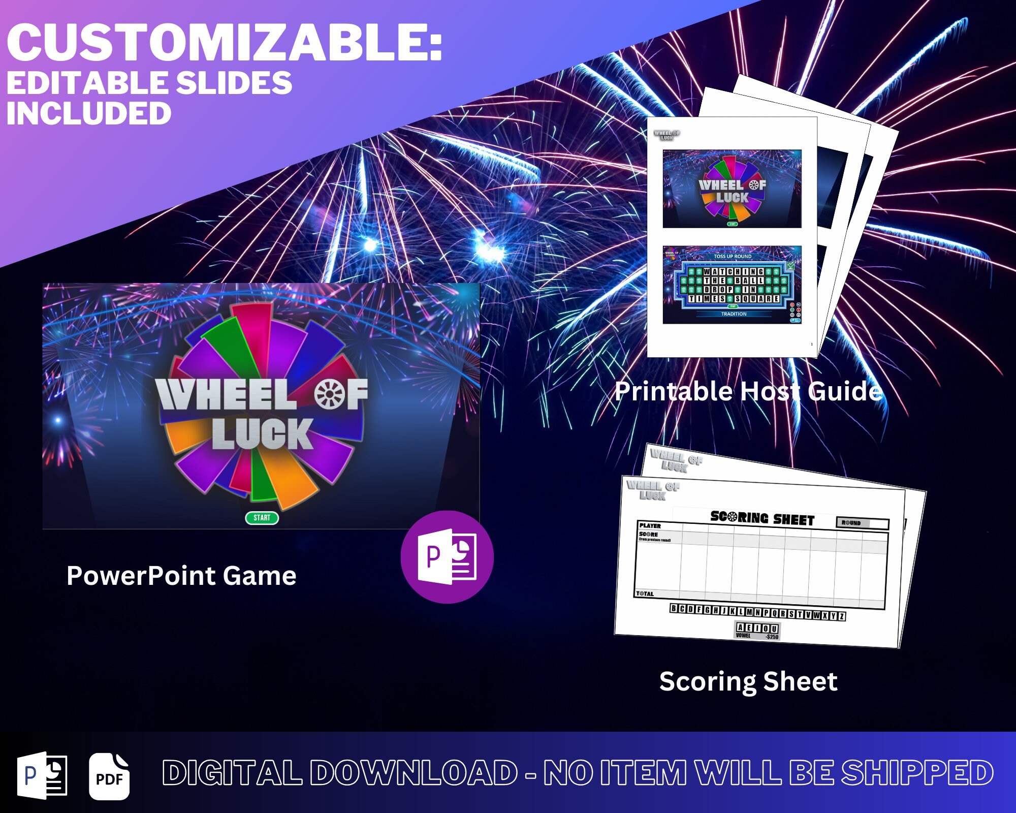 70s Wheel of Luck | Spin the Wheel Game | Spinning Wheel L Zoom ...