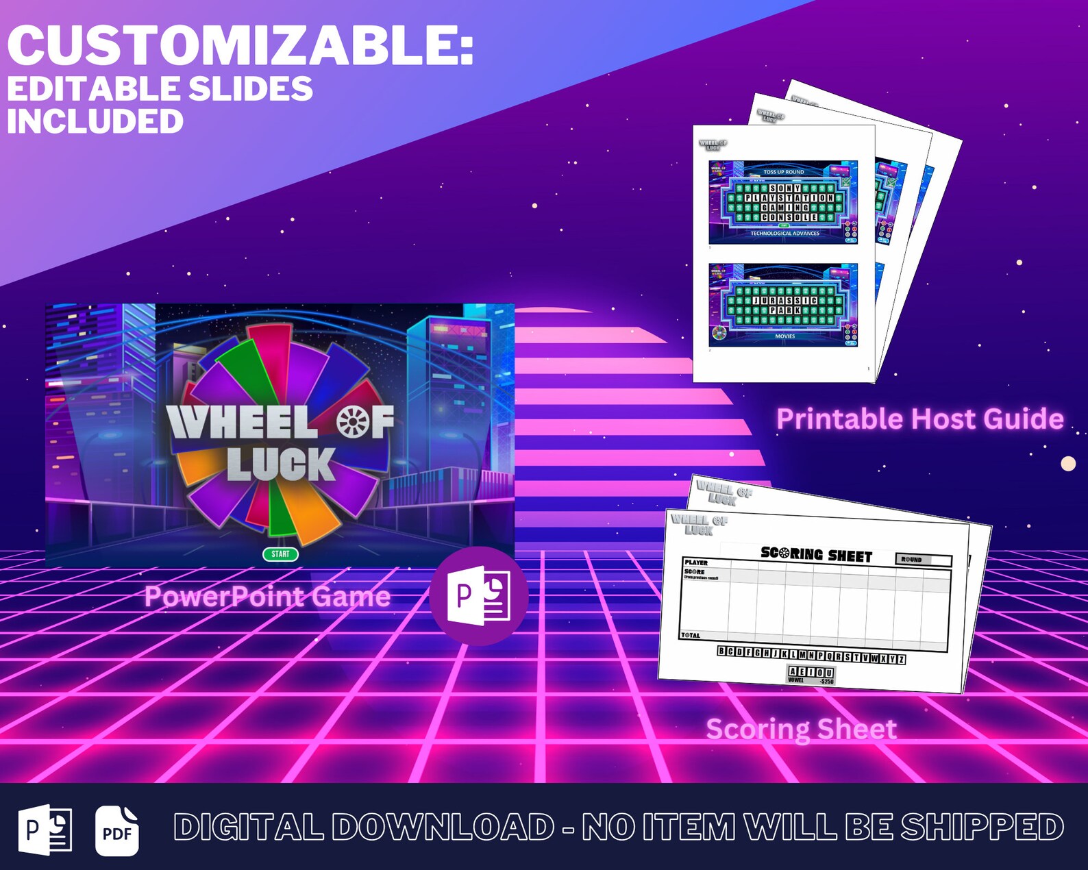90s Wheel of Luck | Spin the Wheel Game | Spinning Wheel L Zoom ...