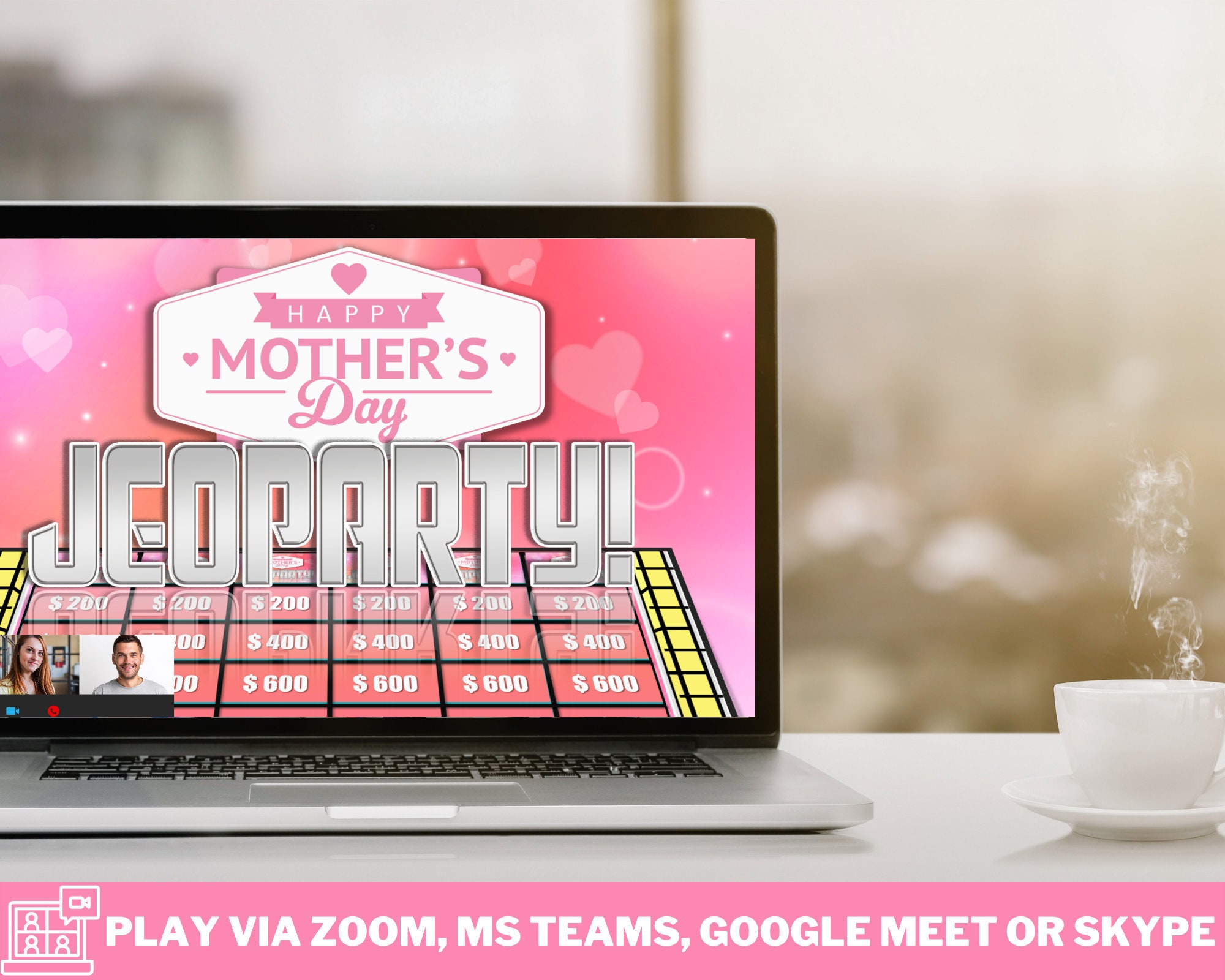 Mother's Day Jeoparty | Powerpoint Game | Mother's Day Game | Family ...