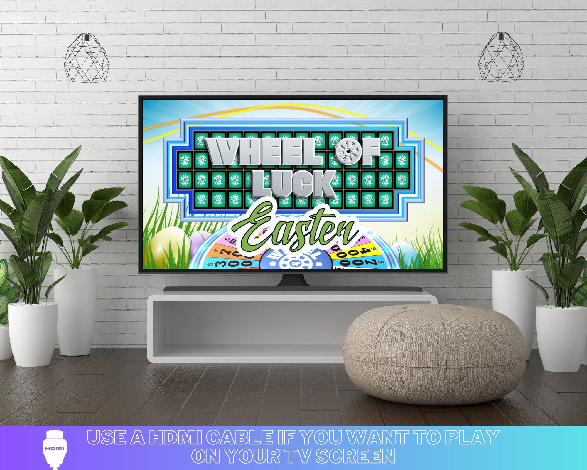 Easter Wheel of Luck Spin the Wheel Game Spinning Wheel L Powerpoint ...