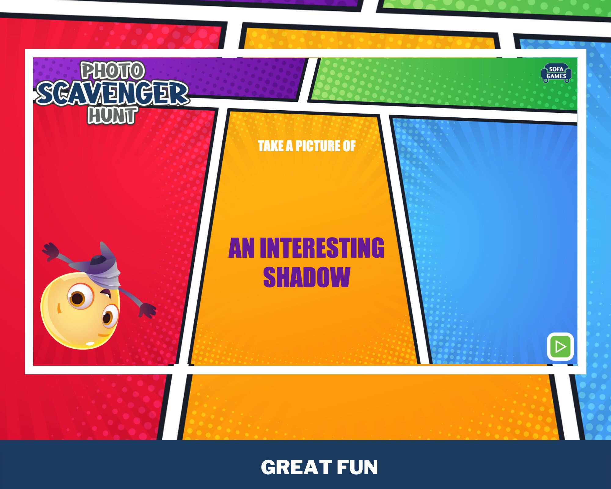 Photo Scavenger Hunt Powerpoint Game Party Game Family Party Game ...