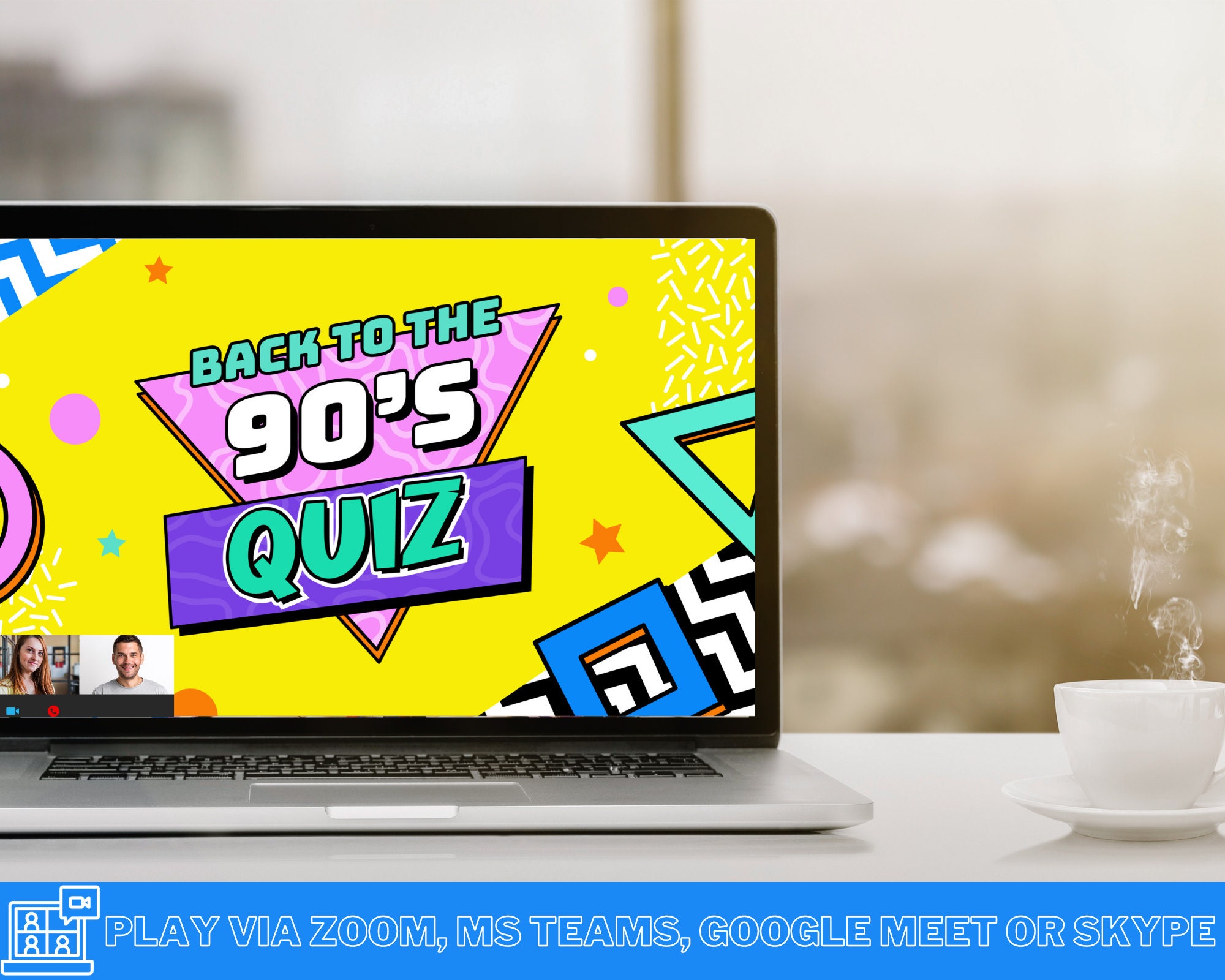 Back to the 90's Quiz Party Game 90s Game 1990 Party Games 1990 Trivia ...