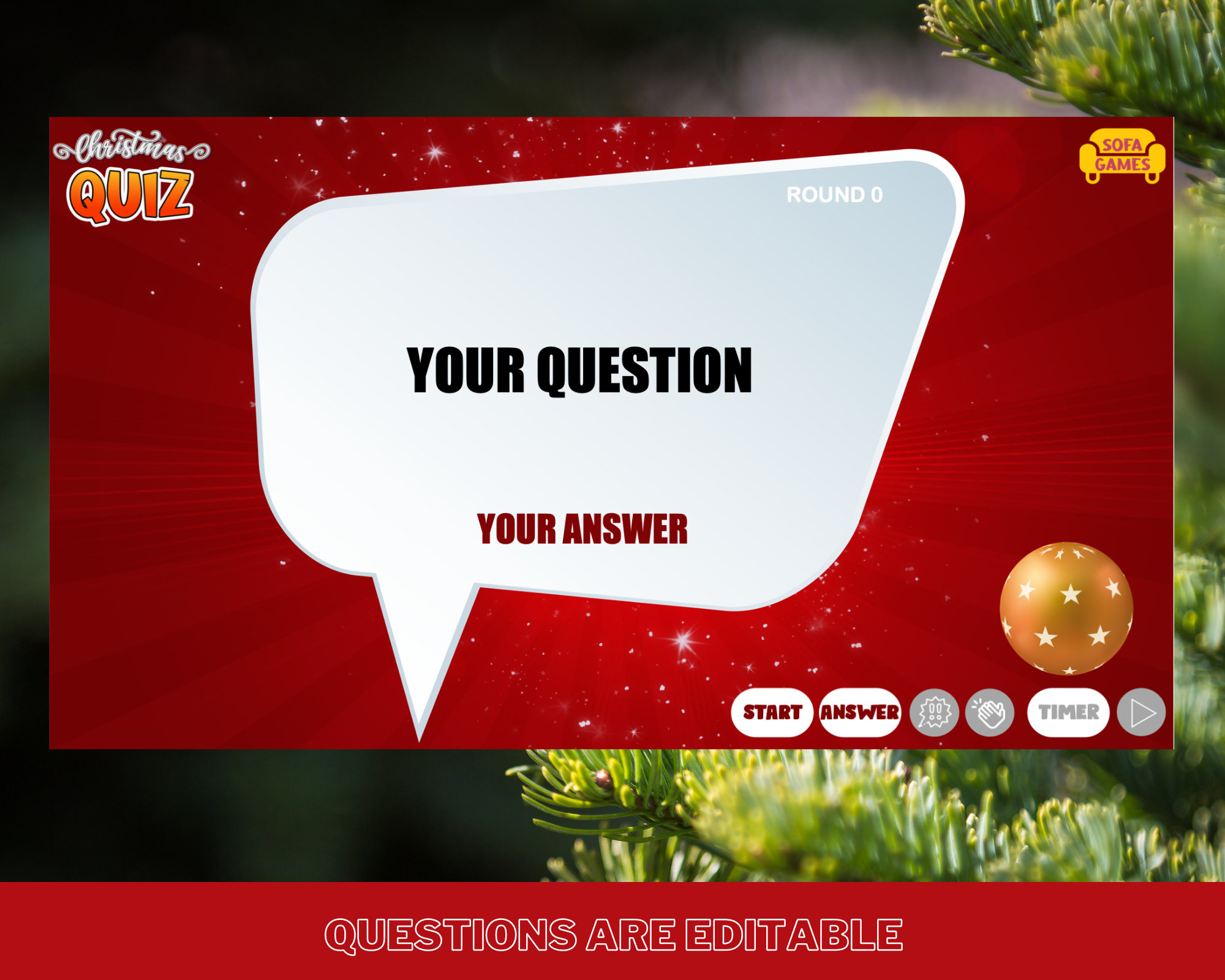 CHRISTMAS QUIZ | Virtual Powerpoint Quiz for Zoom | Christmas Party ...